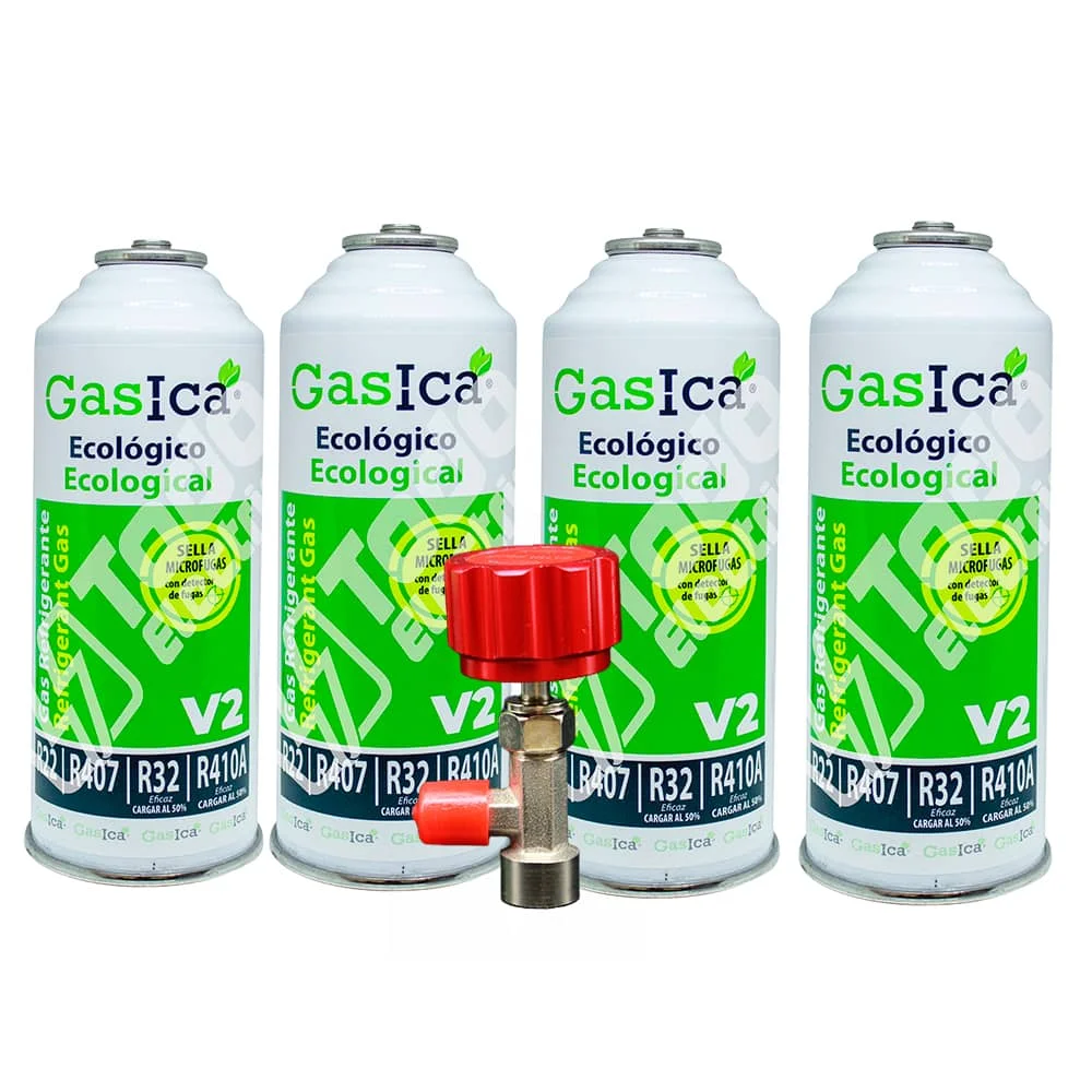 Organic refrigerant Gas V2 substitute R22/R407/R290 and R410A 226gr ...