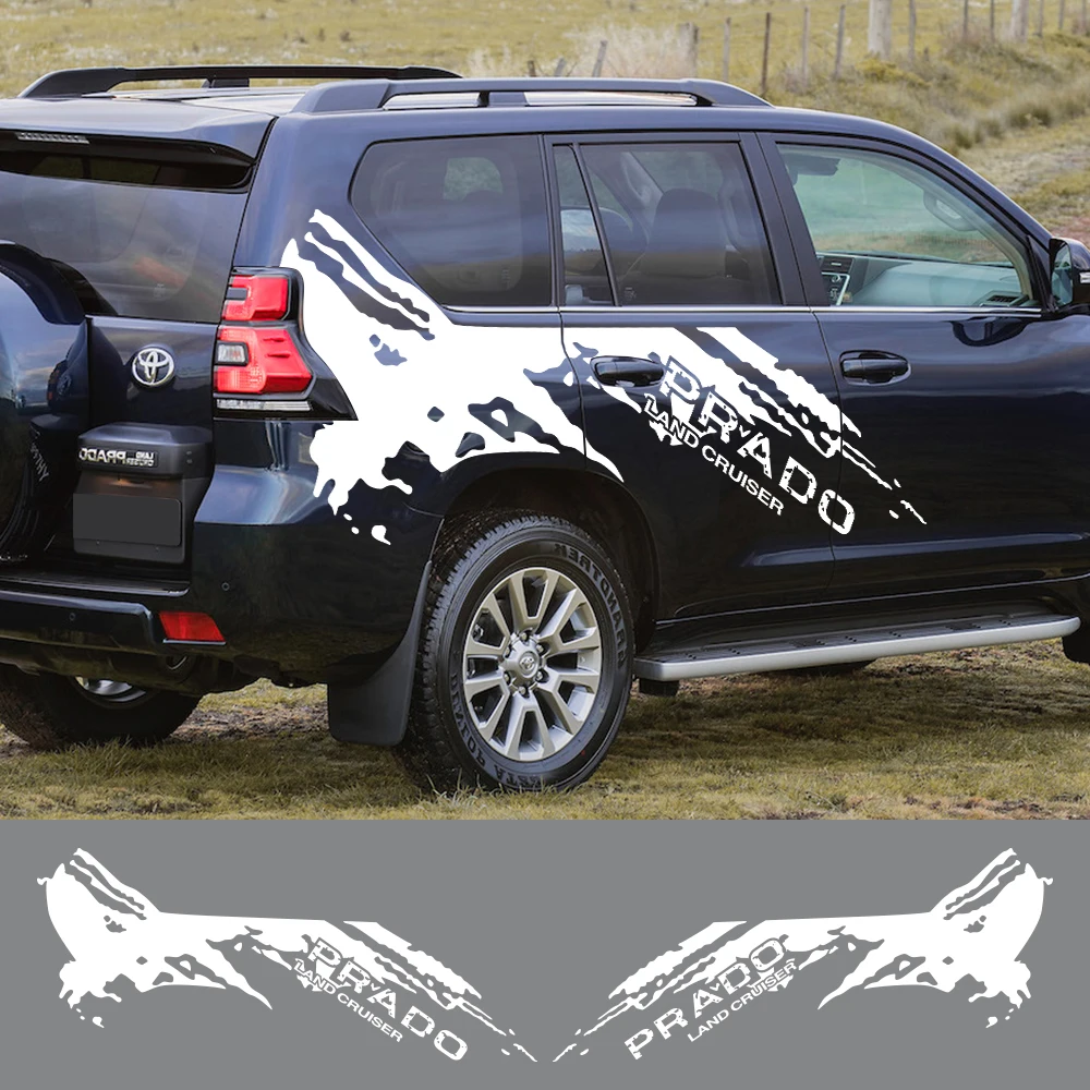 Pegatinas-de-coche-para-Toyota-Land-Cruiser-Prado-78-90-95-120-150-J90 ...