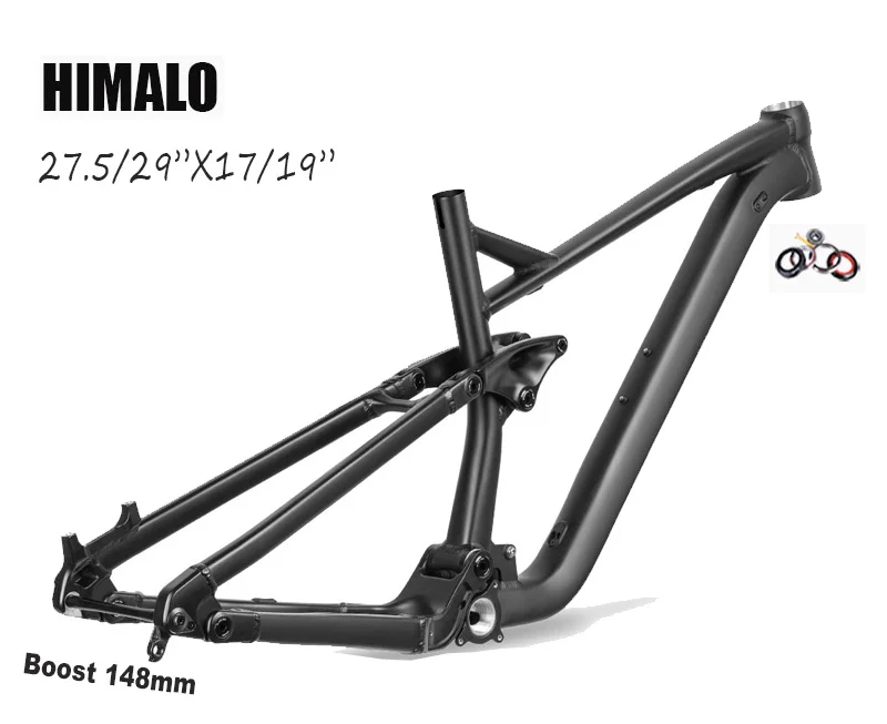 Bicycle-Soft-Tail-Frame-HIMALO-29-27-5ER-Boost-148mm-Mountain-4-Links ...