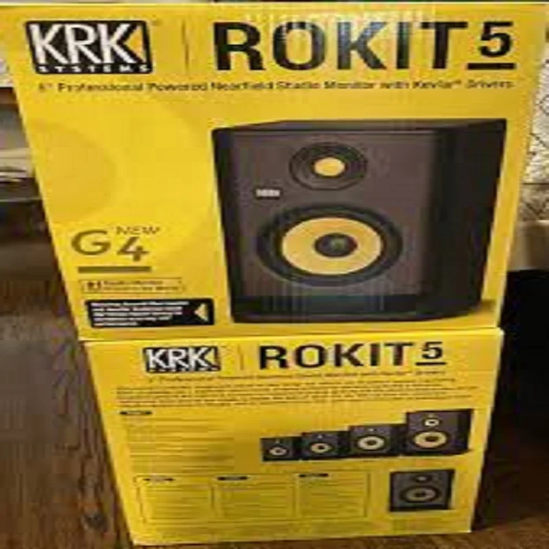Rkk-RP5-G4-Professional-Active-Powered-DJ-Studio-Monitor-Speakers ...