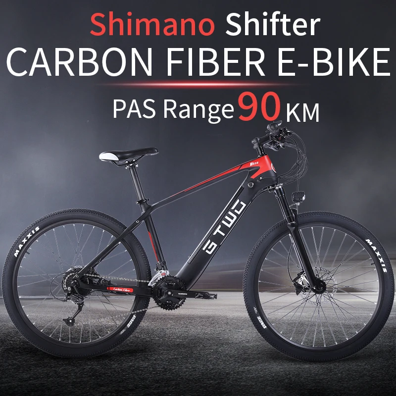 Bicicleta de Montaña eléctrica de fibra de carbono G1, 27,5 pulgadas ...