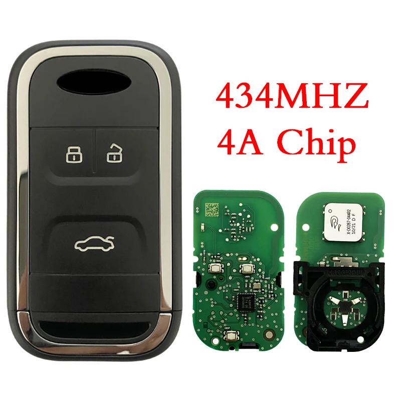 CN079004-3-Button-Car-Keyless-Smart-Remote-Key-434Mhz-4A-Chip-for-New ...