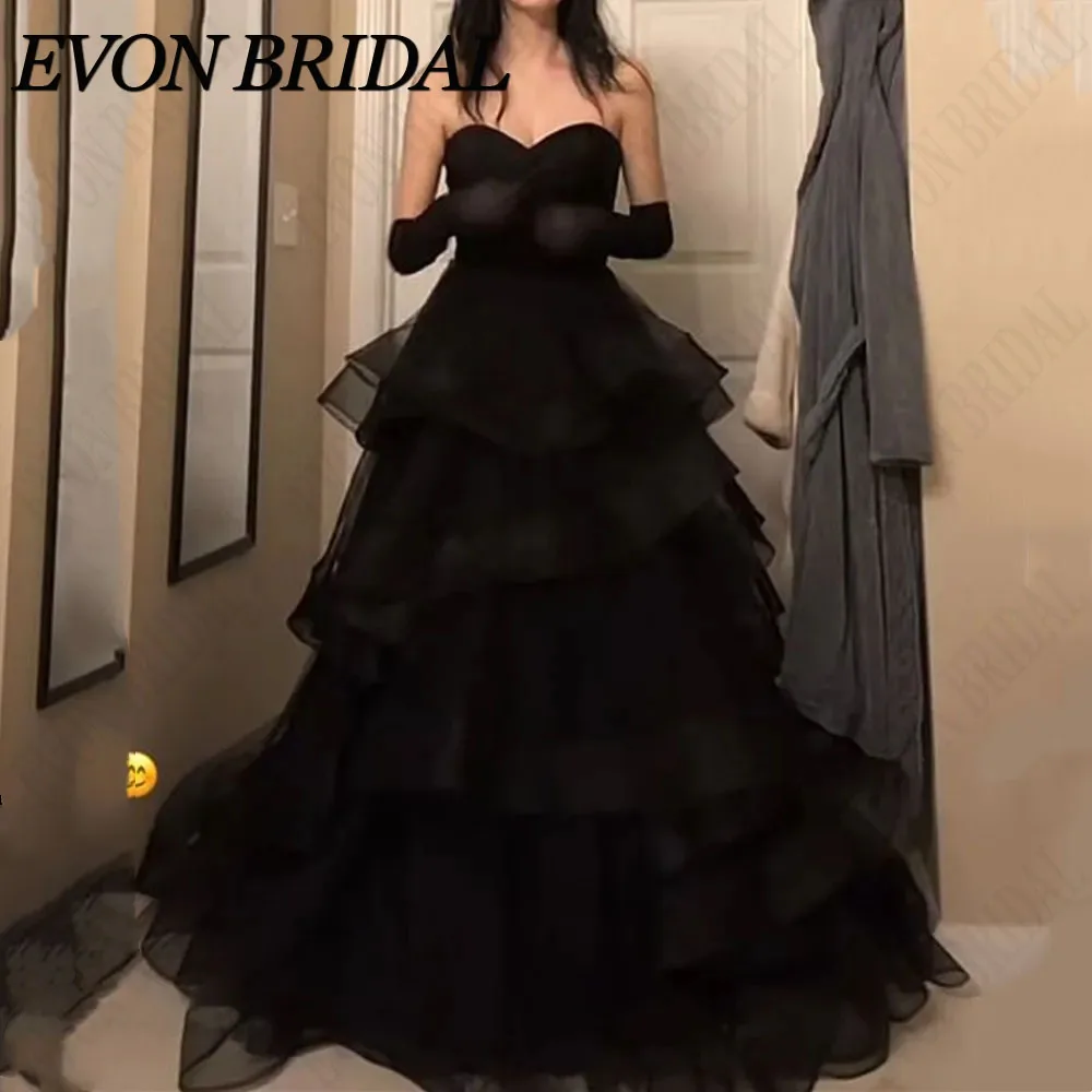 EVON-BRIDAL-Multilayer-Evening-Dresses-For-Women-Sexy-Backless-Prom ...