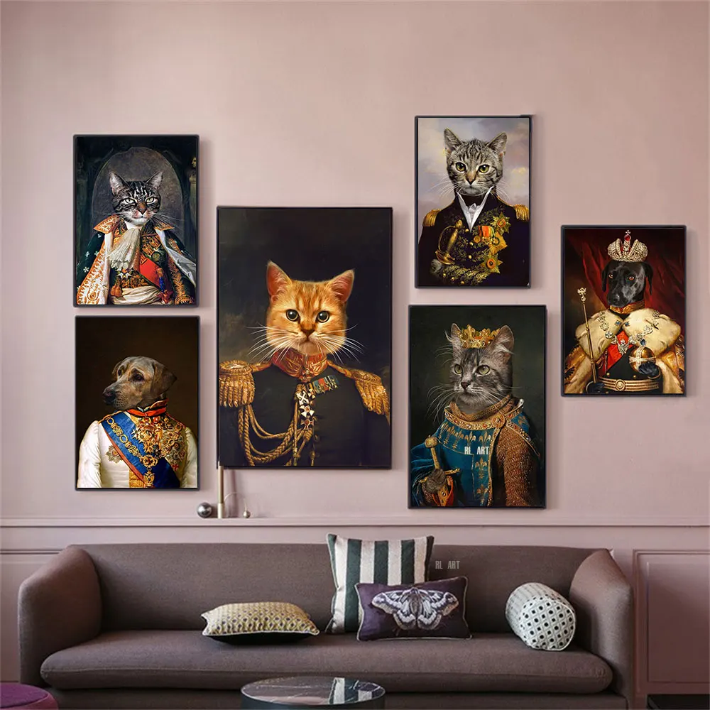 Renaissance-European-Nobility-Portraits-Poster-Print-on-Canvas-Wall-Art ...