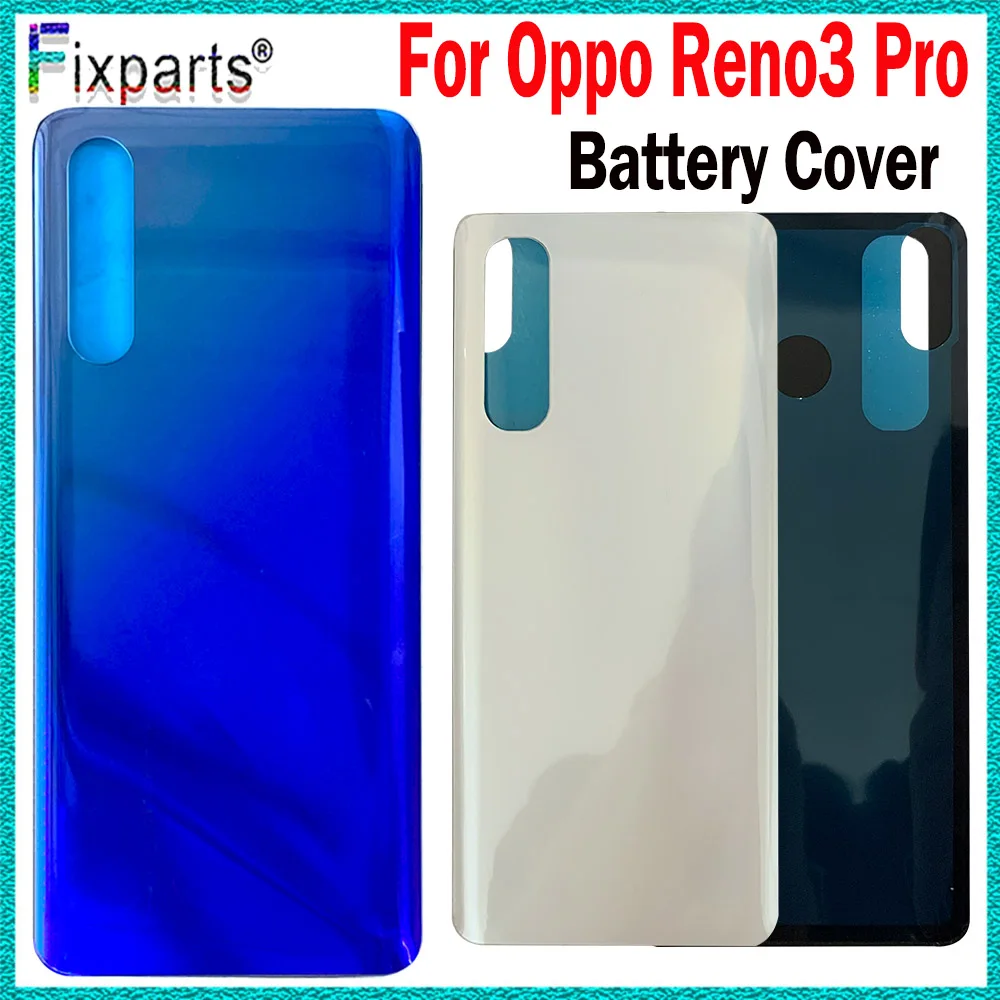 Full-New-Cover-For-Oppo-Reno3-Pro-Battery-Cover-Rear-Glass-Door-Housing ...