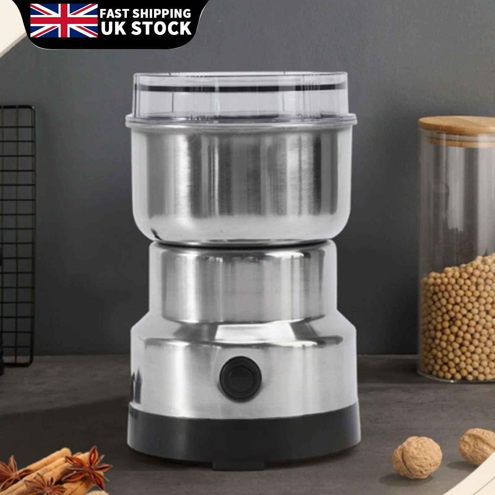 Mini Electric Grinder Household Food Pulverizer Coffee Grinder Spice ...