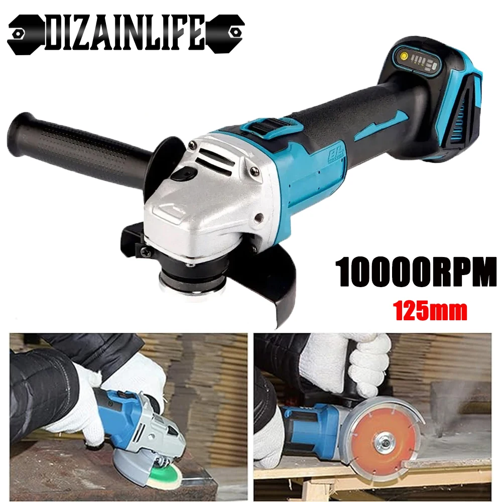 125mm-M14-Electric-Angle-Grinder-Cordless-Grinding-Machine-Brushless ...