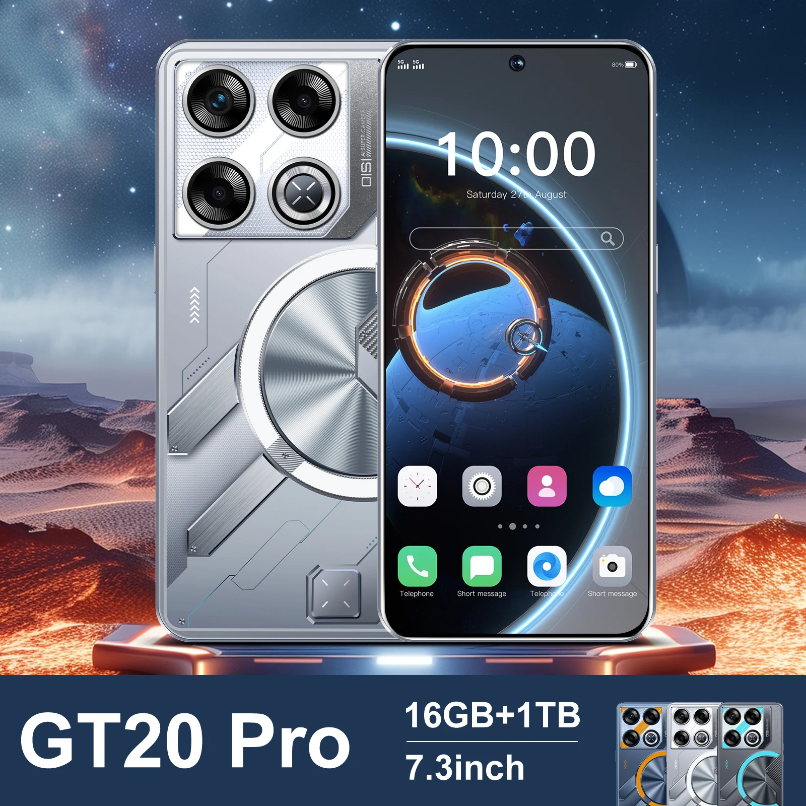 Original-GT20-Pro-Celular-Dual-Sim-Desbloqueio-Facial-Smartphone ...