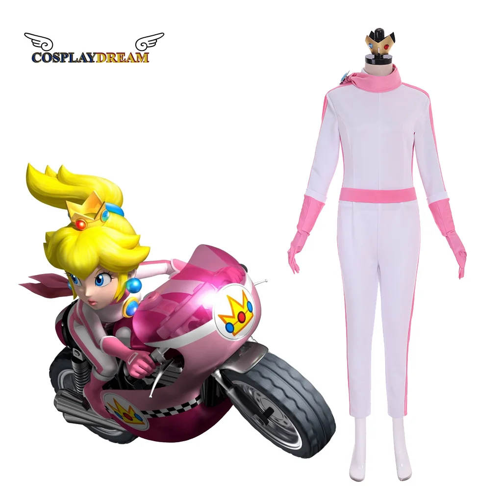 Princess Peach Motorcycle Outfit