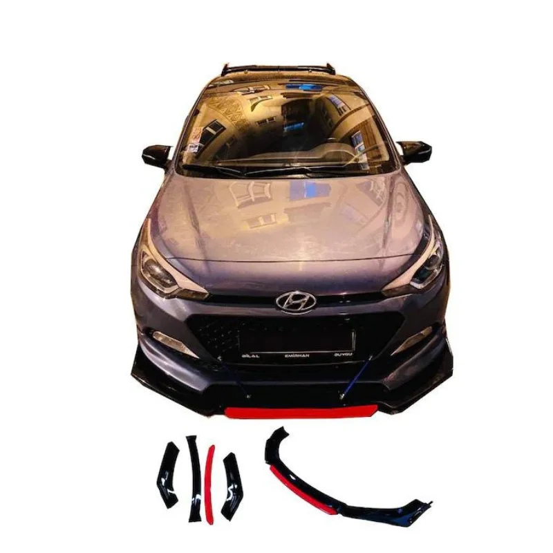 Labio-de-parachoques-delantero-para-Hyundai-i20-accesorios-de-coche-Kit ...