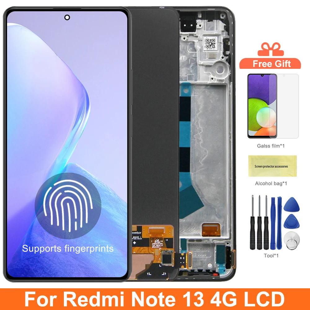 Screen-for-Xiaomi-Redmi-Note-13-4G-23129RAA4G-23124RA7EO-Lcd-Display ...
