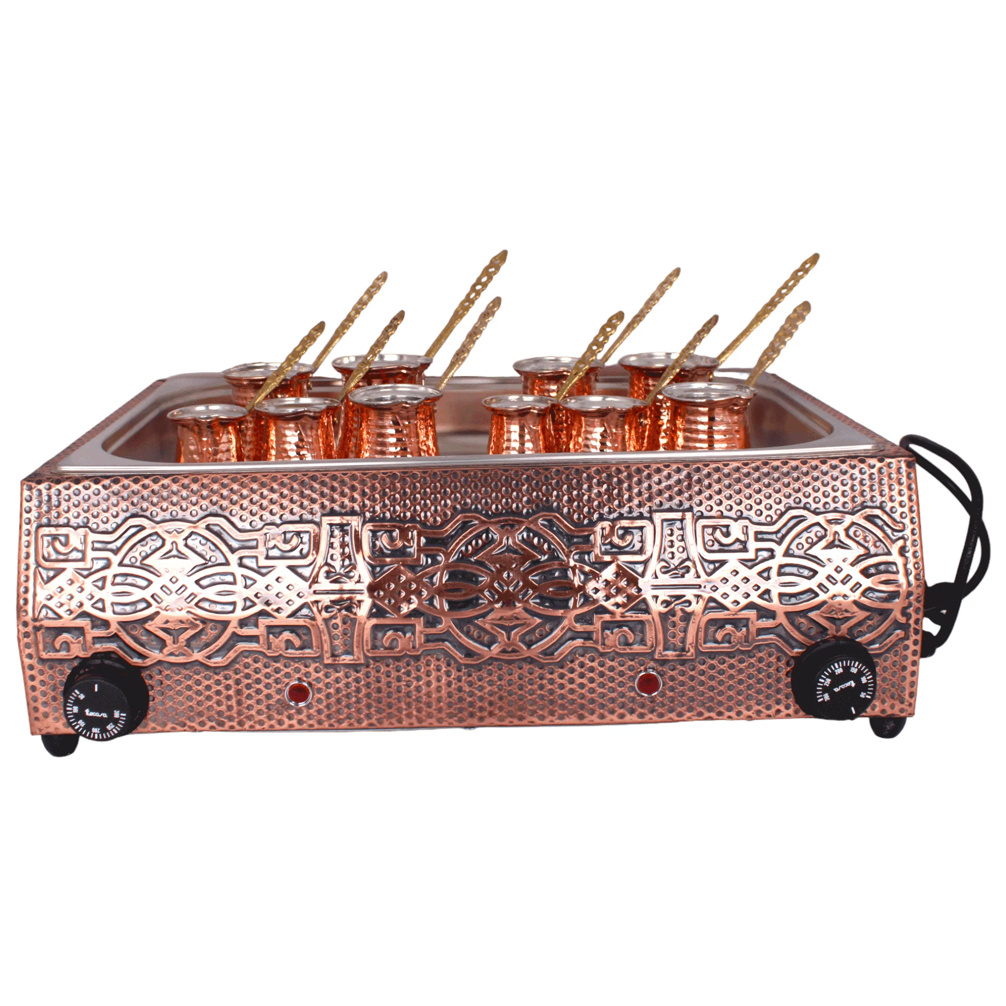 Authentic-Turkish-Copper-Electric-Hot-Sand-Coffee-Maker-Heater-Machine ...