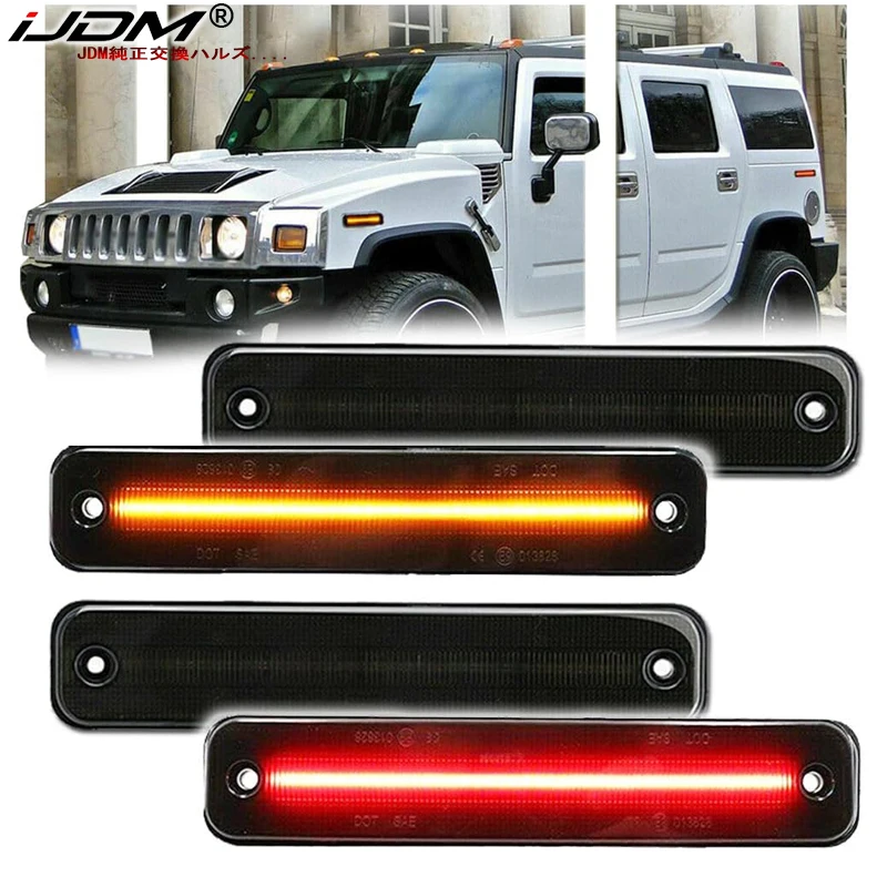 LED Warning Strobe Light For 2004 2005 Hummer H2 2003-2009 Front/Rear ...
