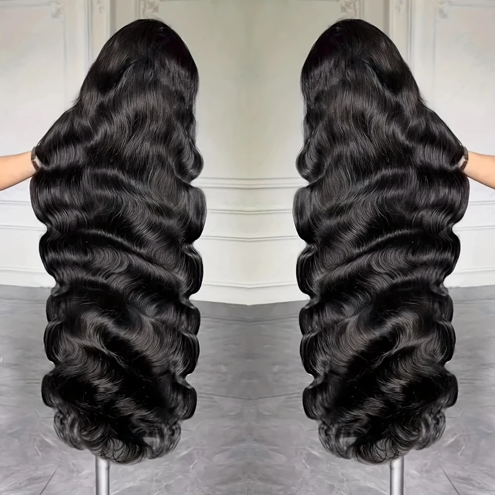 40 Inch Body Wave Human Hair Front Wig 13x6 13x4 Hd Lace Transparent ...
