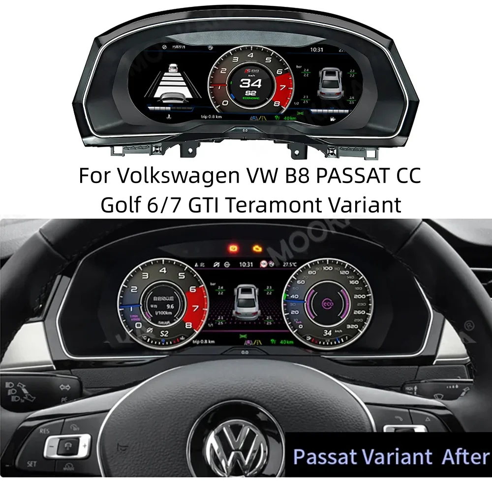 For-Volkswagen-VW-B8-PASSAT-CC-Golf-7-GTI-Teramont-Variant-Car-LCD ...