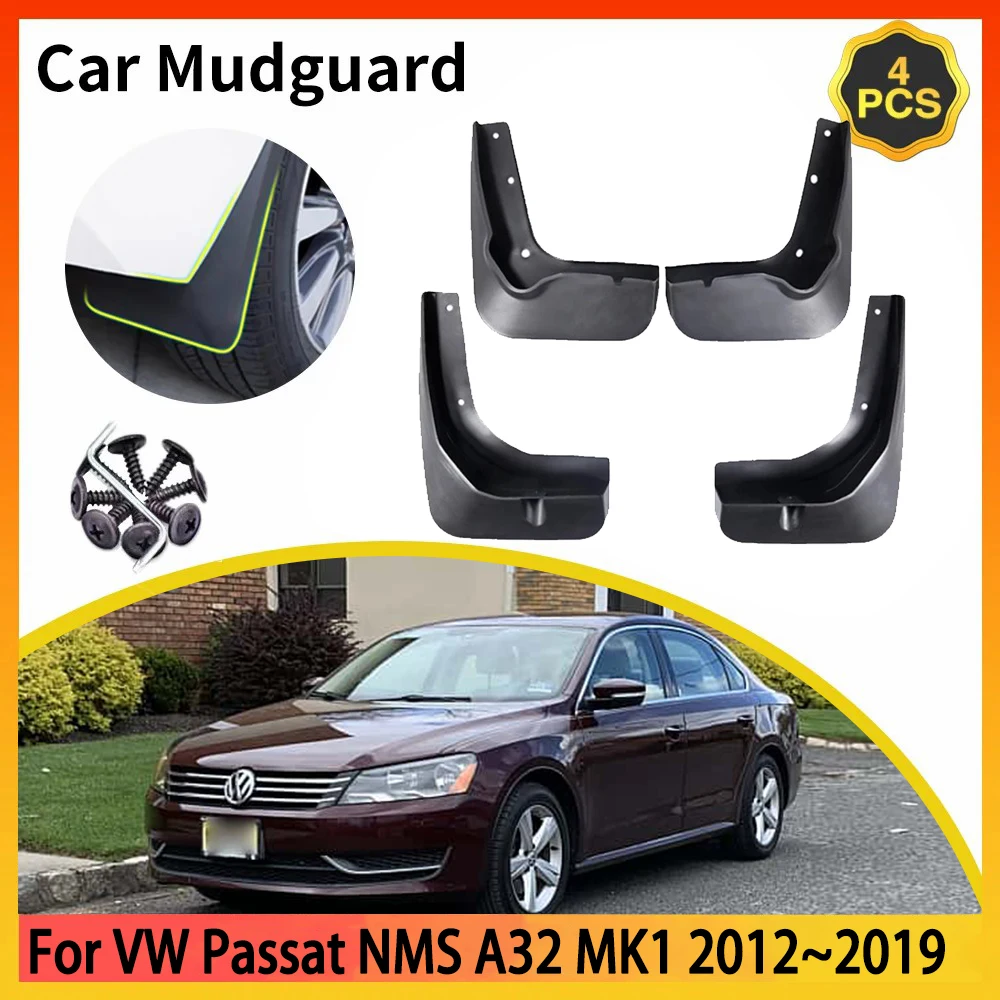 For-Volkswagen-VW-Passat-NMS-A32-A33-MK1-2012-2019-Mudguards-Mudflap ...