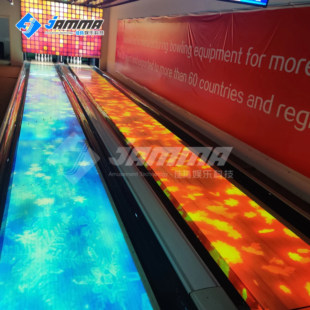 Bowling Alley Lane Floor