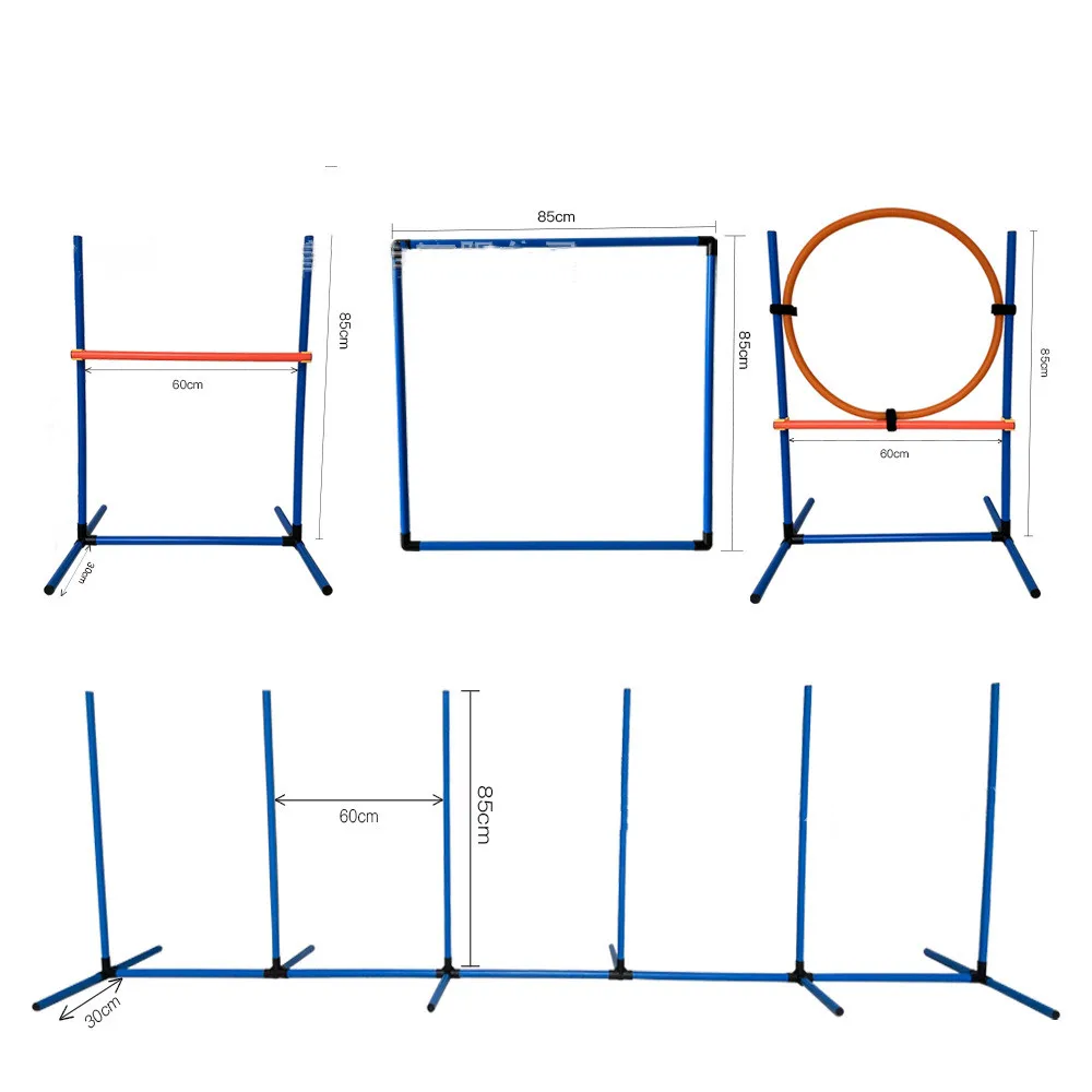 Dog-Agility-Training-Equipment-Obstacle-Training-Set-Outdoor-Portable ...