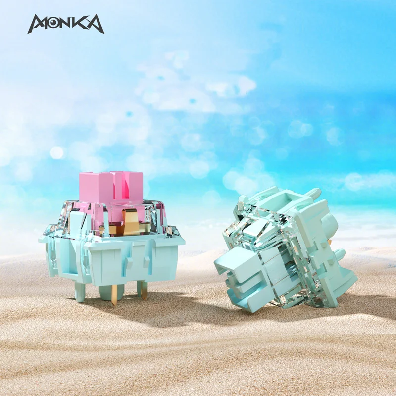 Monka-V3-Mechanical-Keyboard-Linear-Tactile-Switches-5-Pin-60g-55g-POM ...