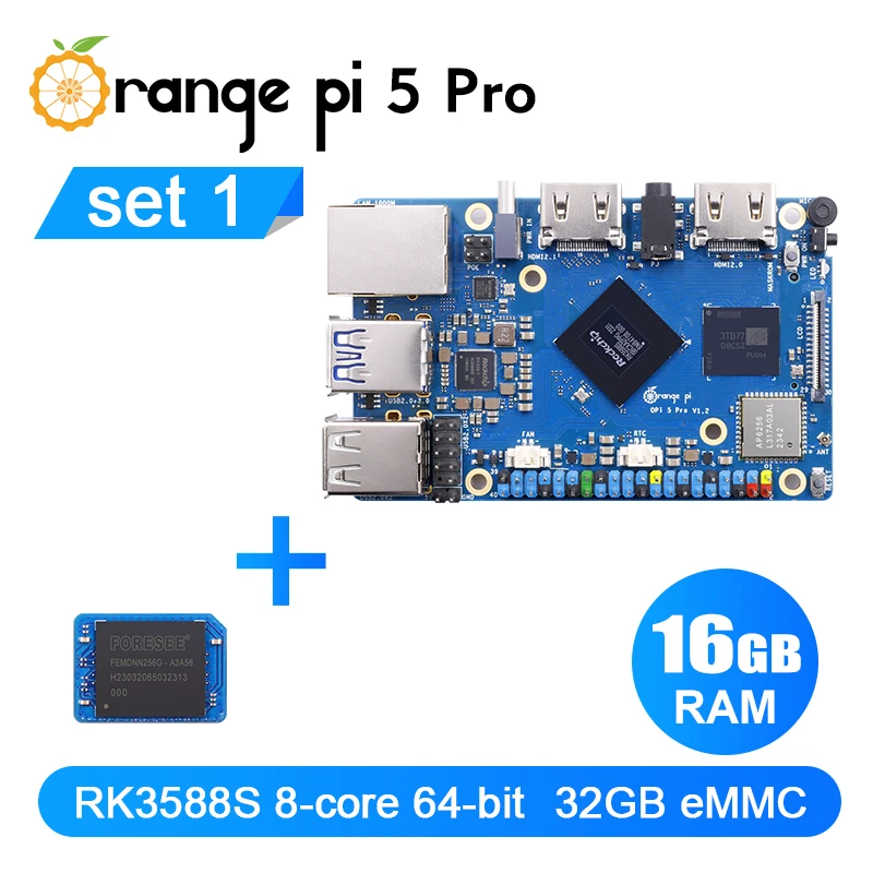Orange-Pi-5-Pro-16G-32G-EMMC-Module-Single-Board-Computer-RK3588S-2 ...