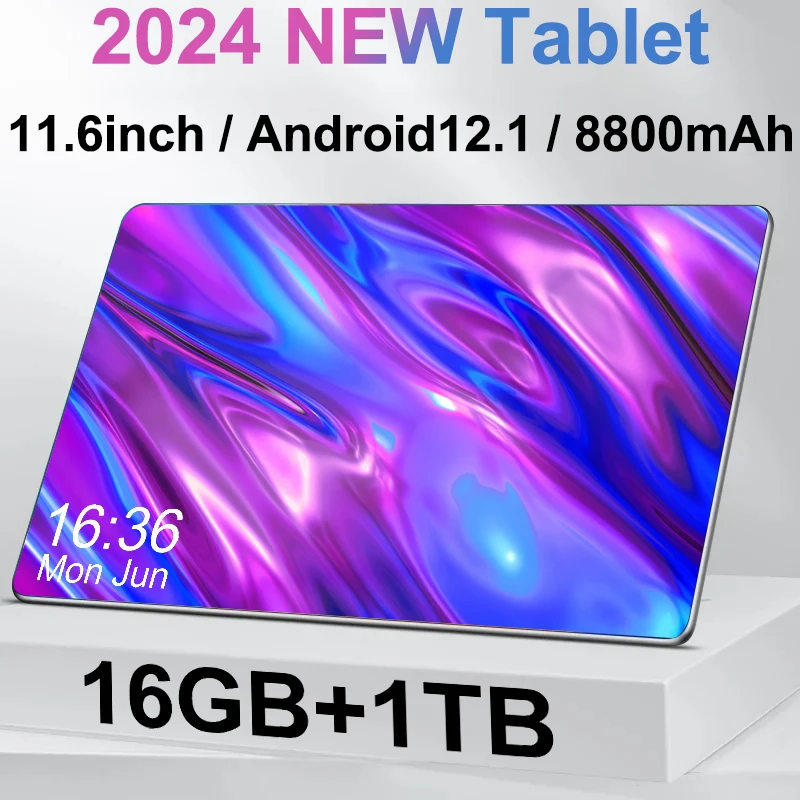 2024-5G-Brand-New-11-6-inch-Tablet-Android-12-0-8800mAh-16GB-RAM-1TB ...