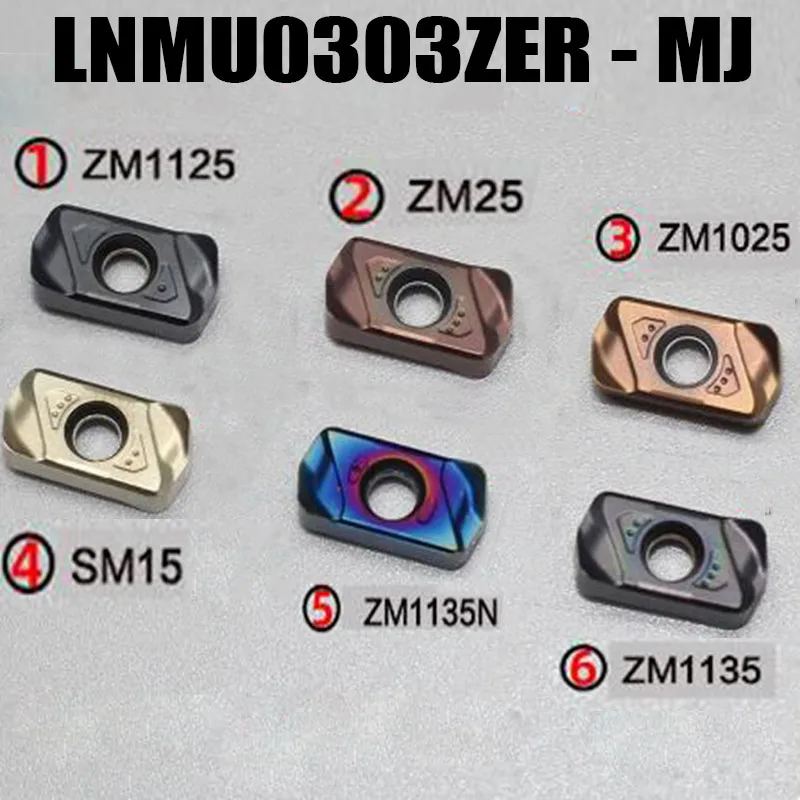 10PCS-LNMU0303-Turning-insert-LNMU0303ZER-MJ-CNC-carbide-double-sided ...