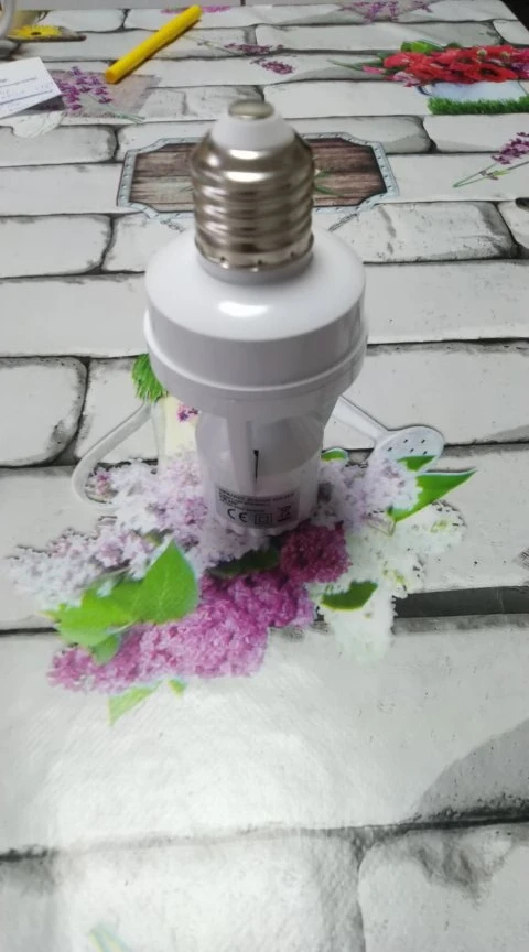 360 Rotating Motion Sensor Socket Switch Led Bulb Base - Mavigadget