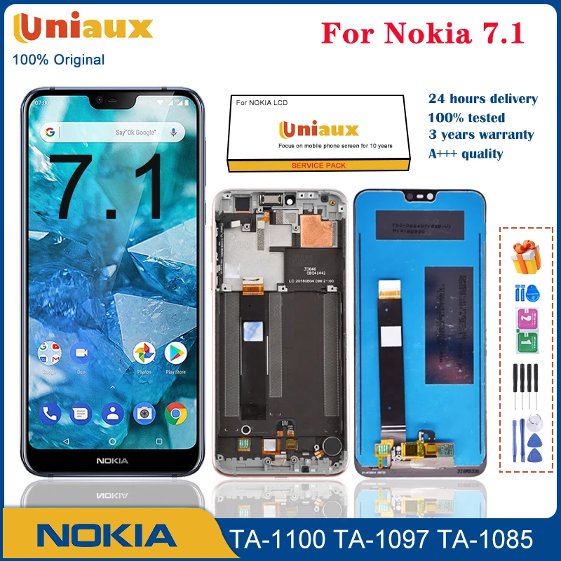 5.84" Original For Nokia 7.1 TA 1100 TA 1096 TA 1095 TA 1085 TA 1097 ...
