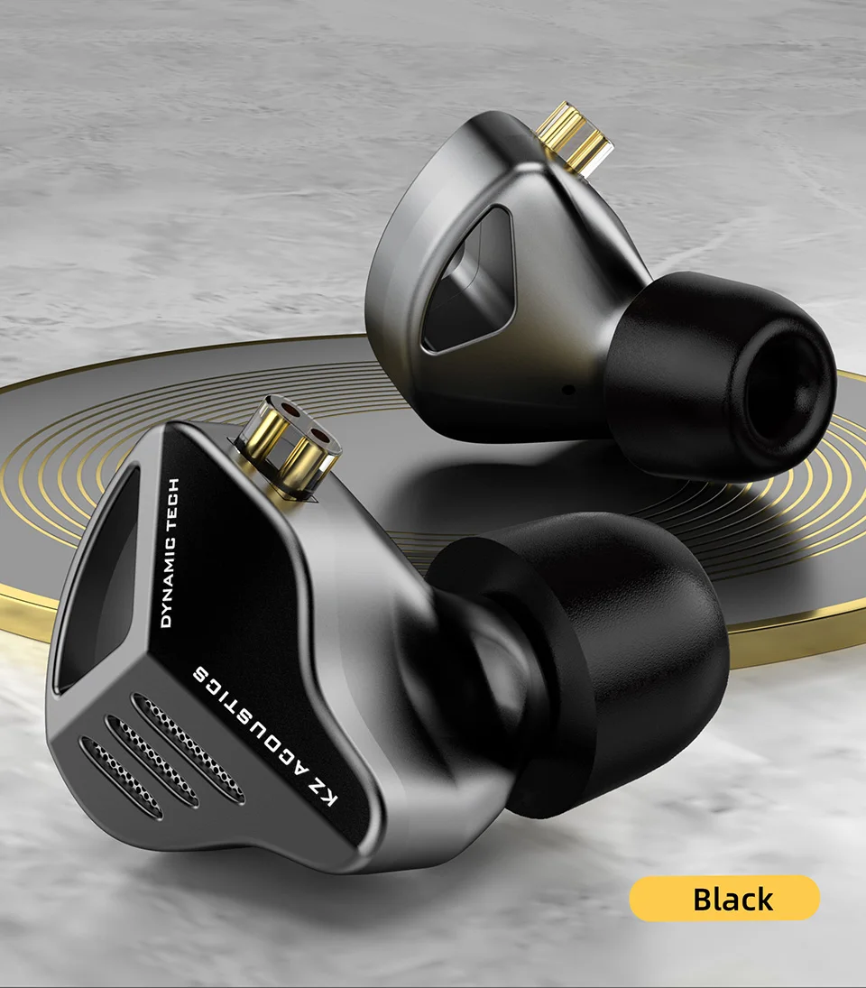 Наушники KZ ZVX, 1 динамик, Hi-Fi, бас, наушники-вкладыши, монитор ...