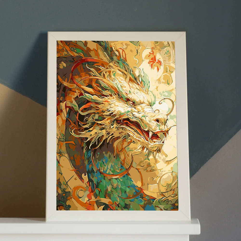 Ancient Chinese Dragon Painting