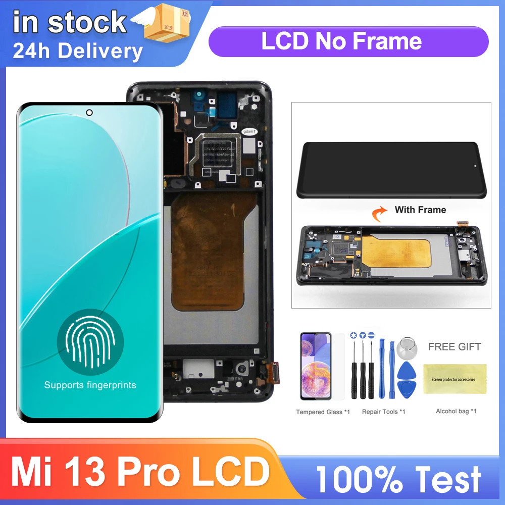 6.73" AMOLED Mi 13 Pro Display Screen Assembly for Xiaomi 13 Pro ...