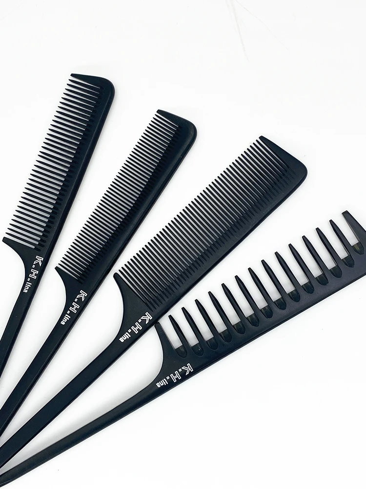 Professional Pointed Tail Wide Teeth Hair Styling Comb Anti-static Hair ...