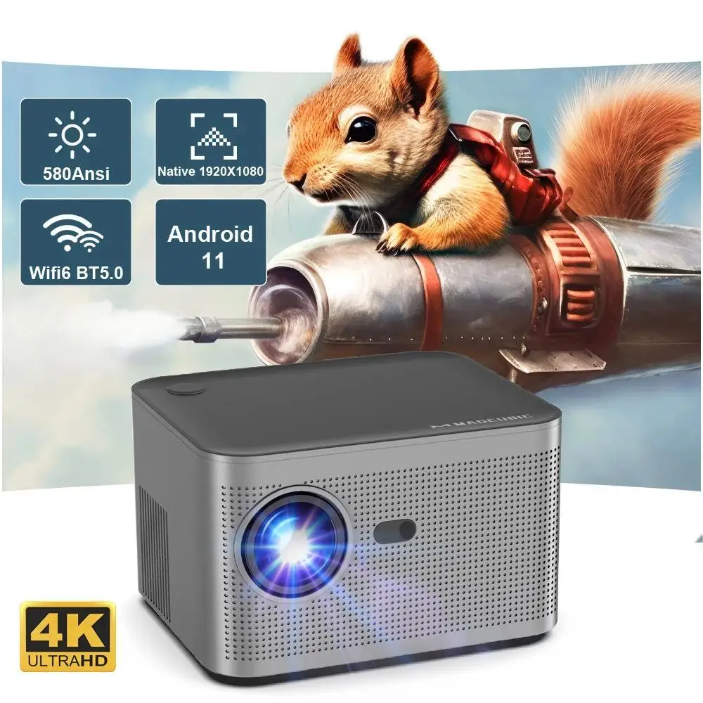 HY350-Smart-Projector-4K-1920-1080P-Android-11-Dual-Wifi6-Quad-core-2GB ...