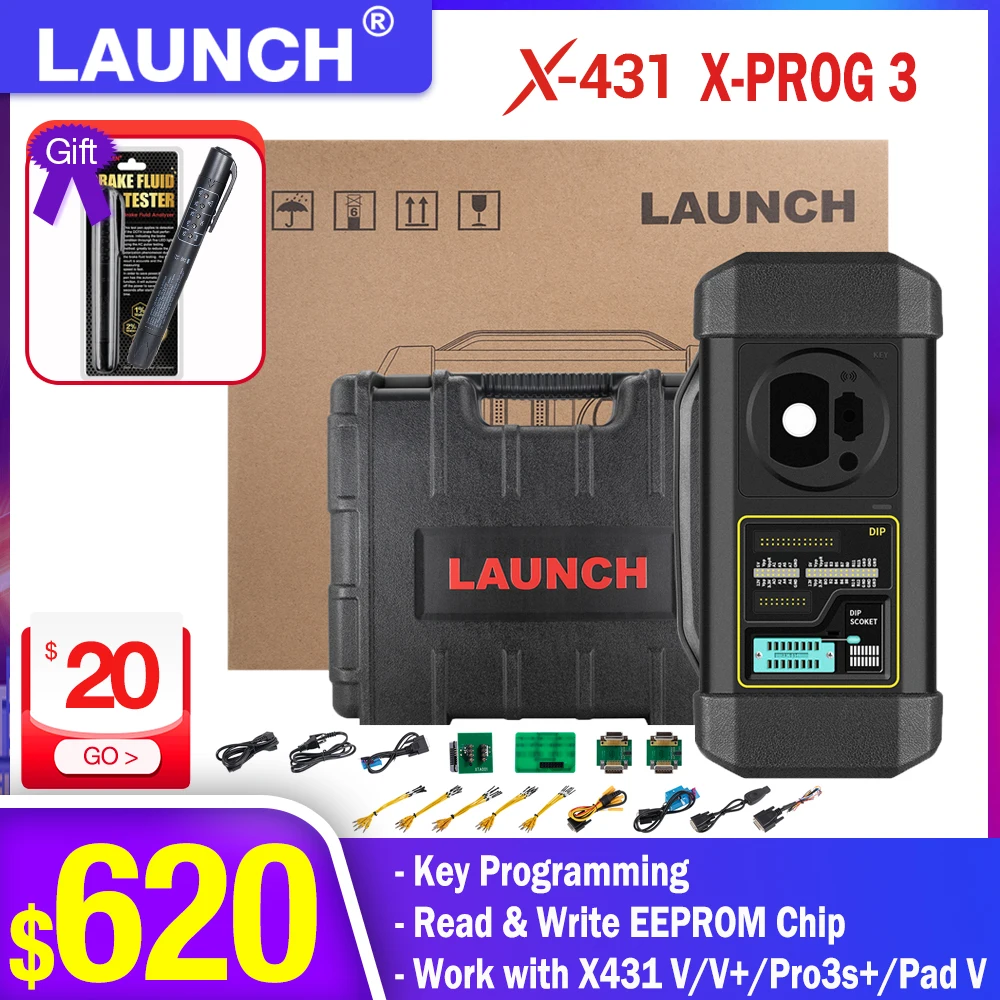 Launch X431 X-prog 3 Key Programming Diagnostic Tool Auto Professional Immobilizer Programmer ...