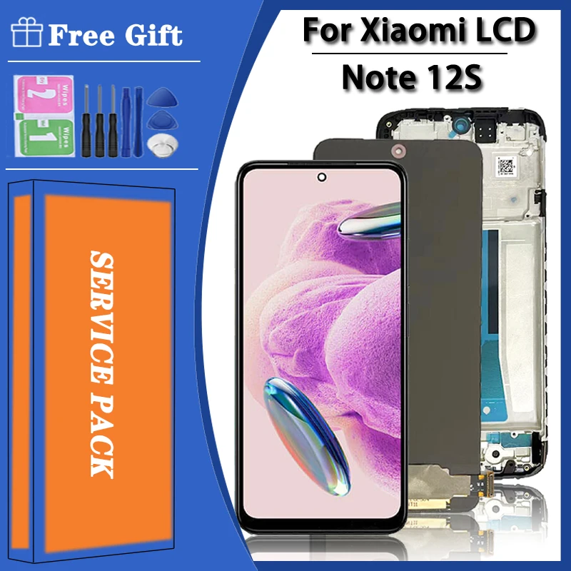 6,43 ''Super AMOLED para Xiaomi Redmi Note 12S LCD 2303CRA44A pantalla ...
