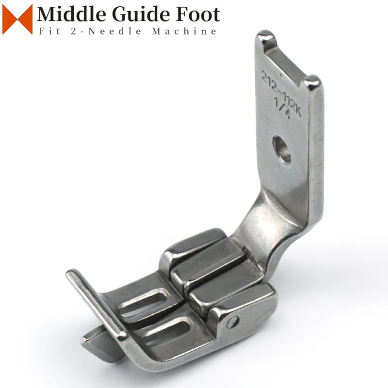 212-112K-Middle-Edge-Guide-Presser-Foot-For-Industrial-Double-Needle ...