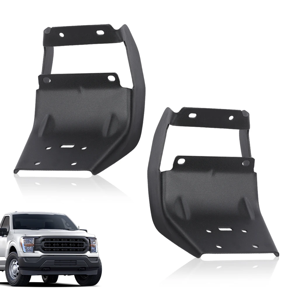 1 Pair Running Board Brackets Fit for 2015-2022 Ford F-150 Black Lower ...