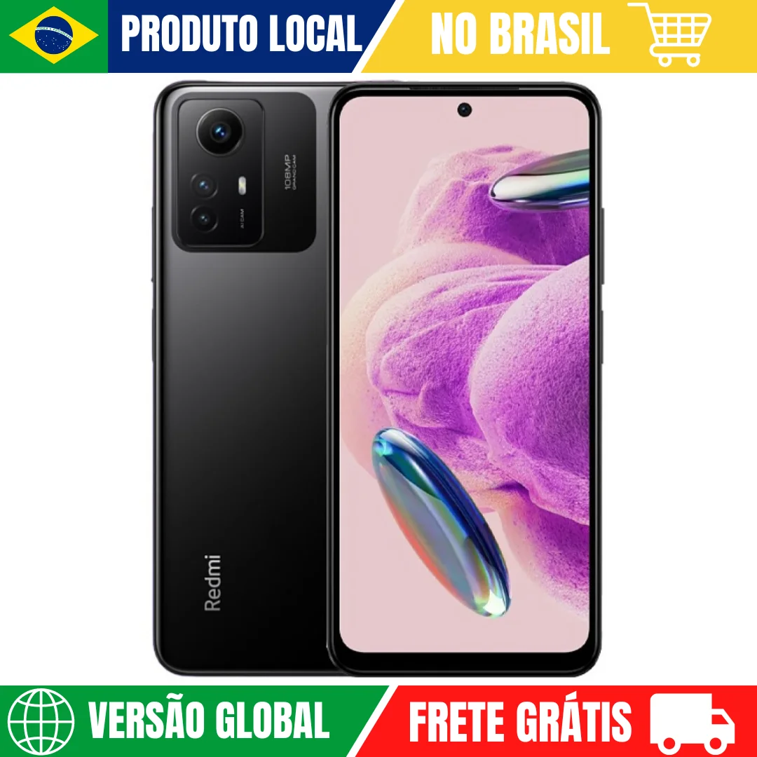 Xiaomi Redmi Note 12S 256GB Onyx Black 8GB Ram Versão Global