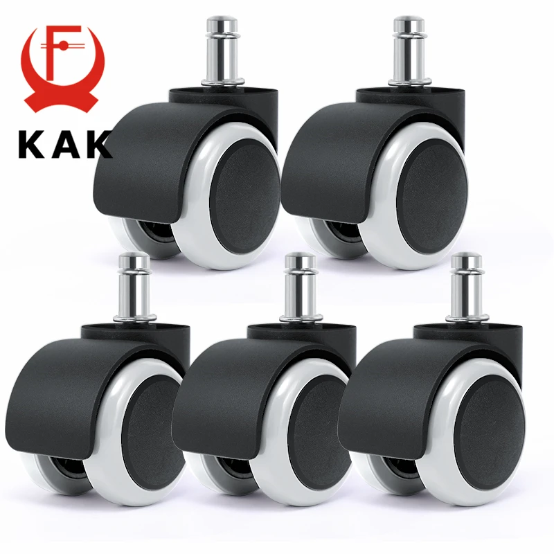 KAK-5PCS-2inch-Office-Chair-Caster-Wheels-250KG-Gaming-Chair-Casters ...