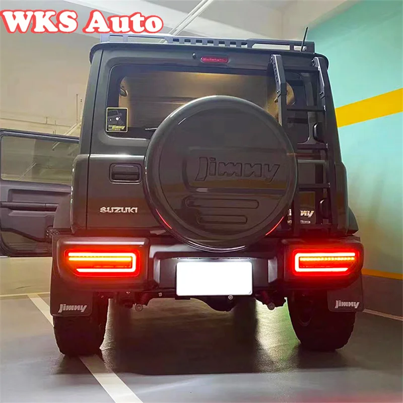 2PCS Car LED Reflector Tail Lamp Taillight for Suzuki Jimny 2019 2020 for JB64/JB74 Rear Lamp ...