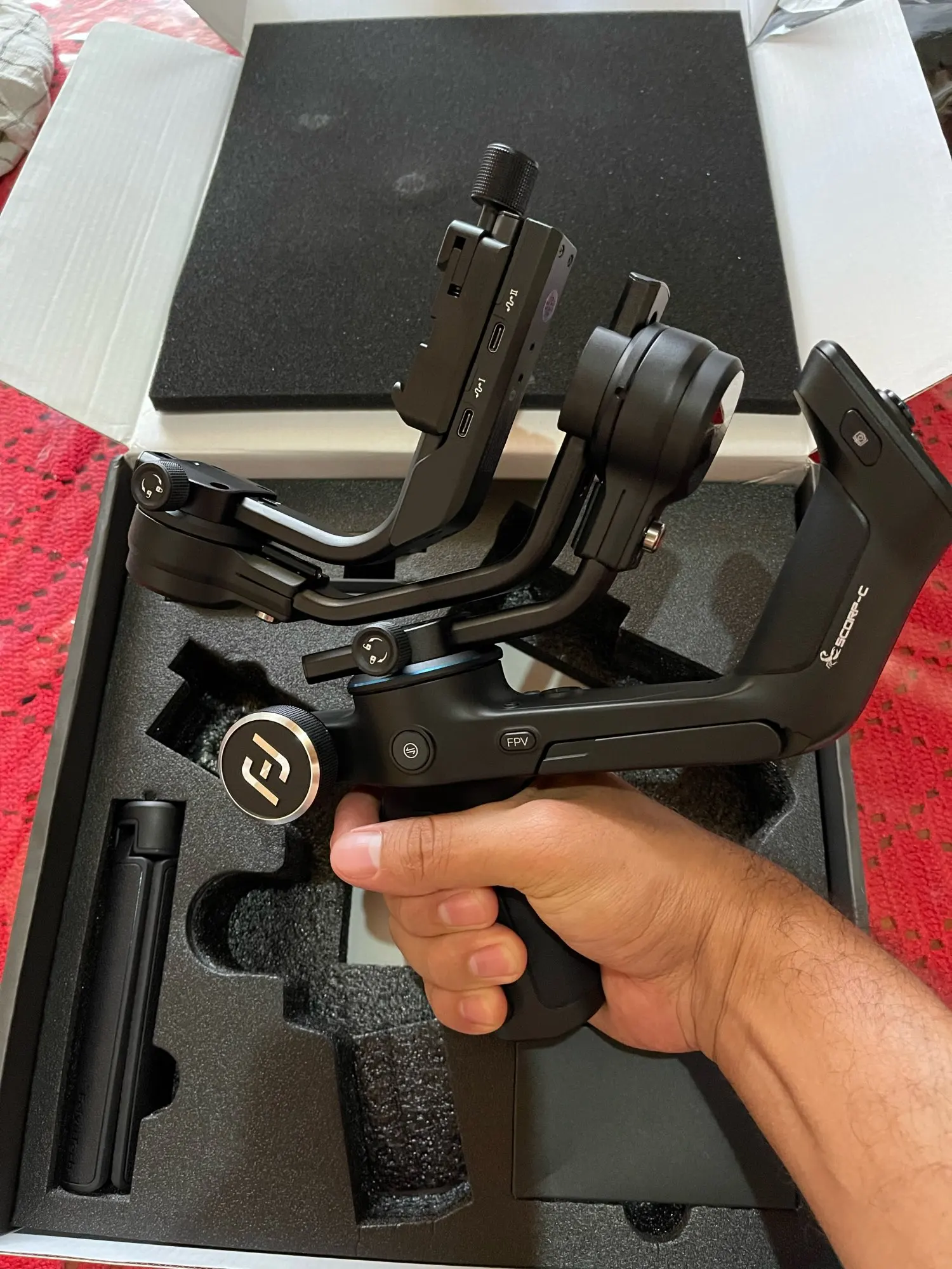 FeiyuTech SCORP-C 3 Axis Gimbal Stabilizer for DSLR Mirrorless Camera