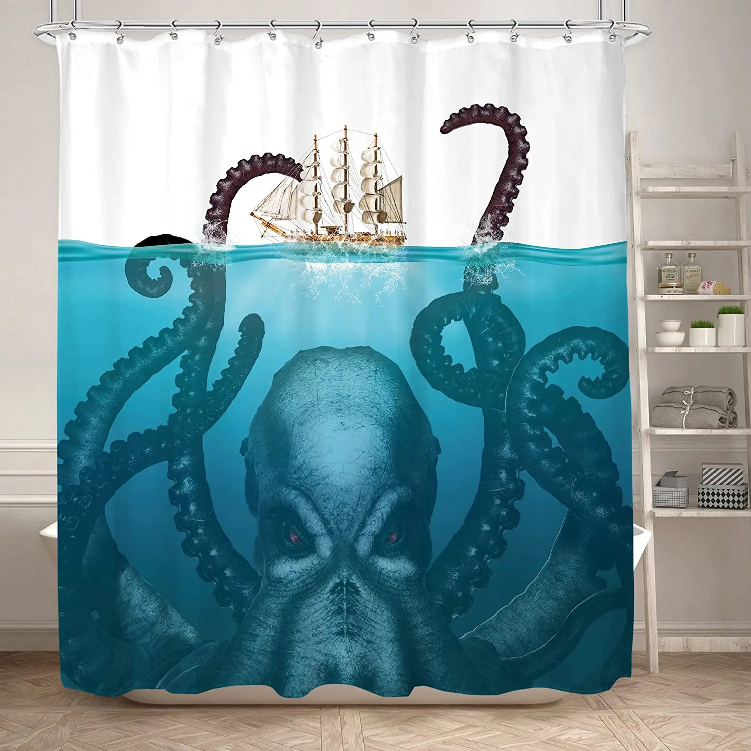 Octopus Attack Shark