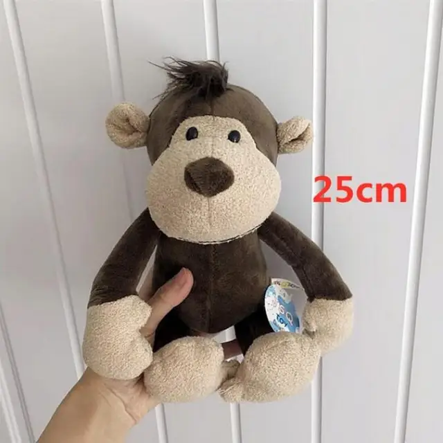 Soft Animal World Plush Toys Lion Elephant Fox Raccoon Giraffe Forest ...