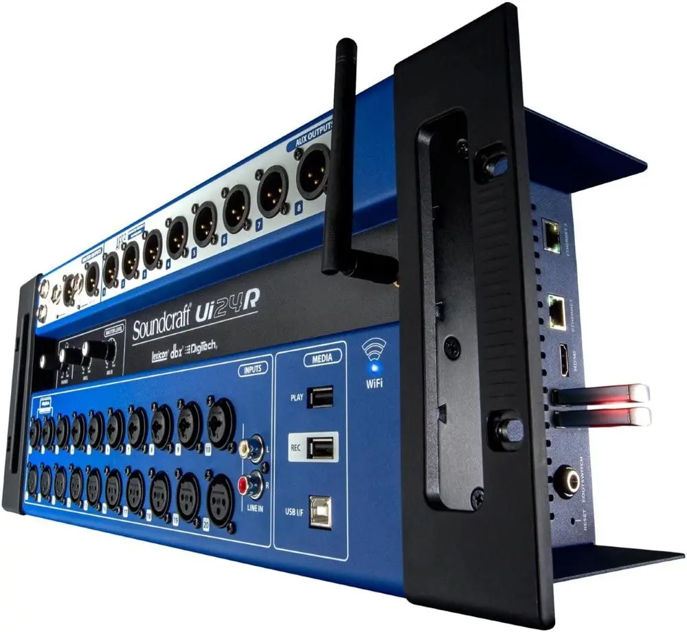 Mixer Digital Remote-Controlled, Soundcraft Ui24, 24-Input, Menor Preço