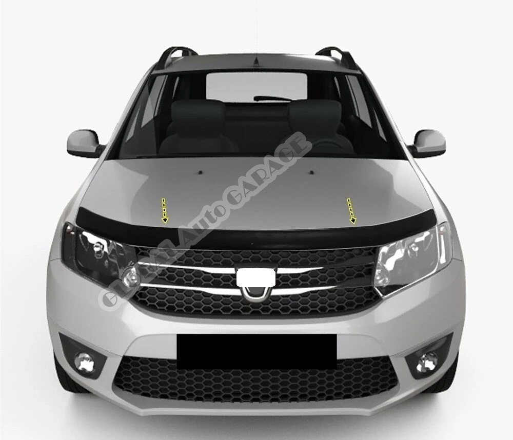 For Dacia Logan 2012 2021 Front Bug Shield Hood Deflector Guard Bonnet ...