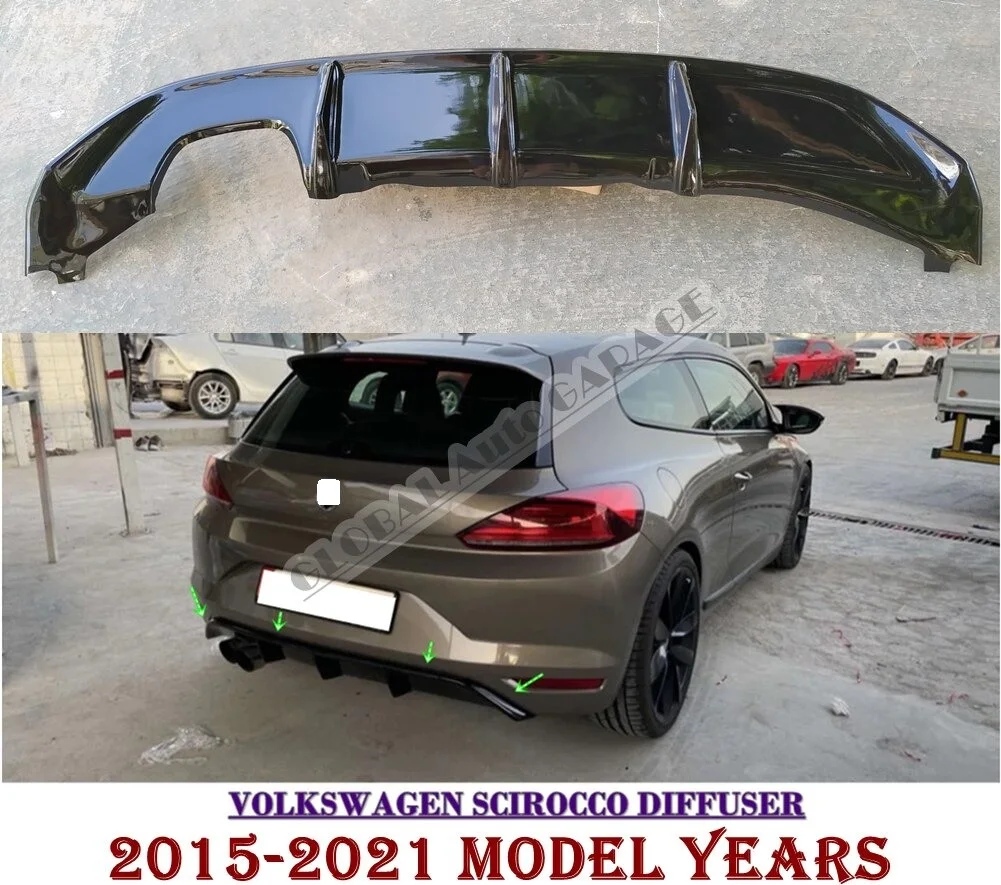 For-Volkswagen-Vw-Scirocco-2015-2016-2017-2018-2019-2020-2021-Diffuser ...