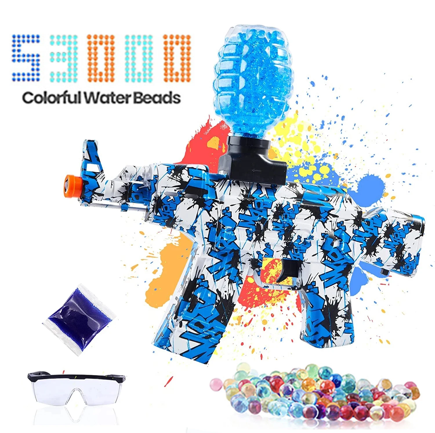 AKM-47-Automatic-Splatter-Ball-Water-Gun-Electric-Splatter-Outdoor ...