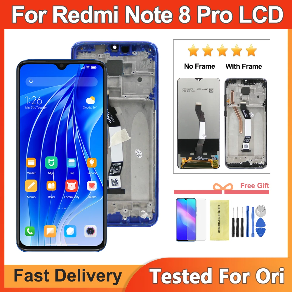 6.53" Display Touch Screen Digitizer Replacement for Xiaomi Redmi Note ...