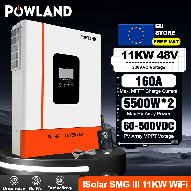 Powland-11KW-6-2KW-48V-4KW-24V-Hybrid-Solar-Inverter-Dual-MPPT-160A ...