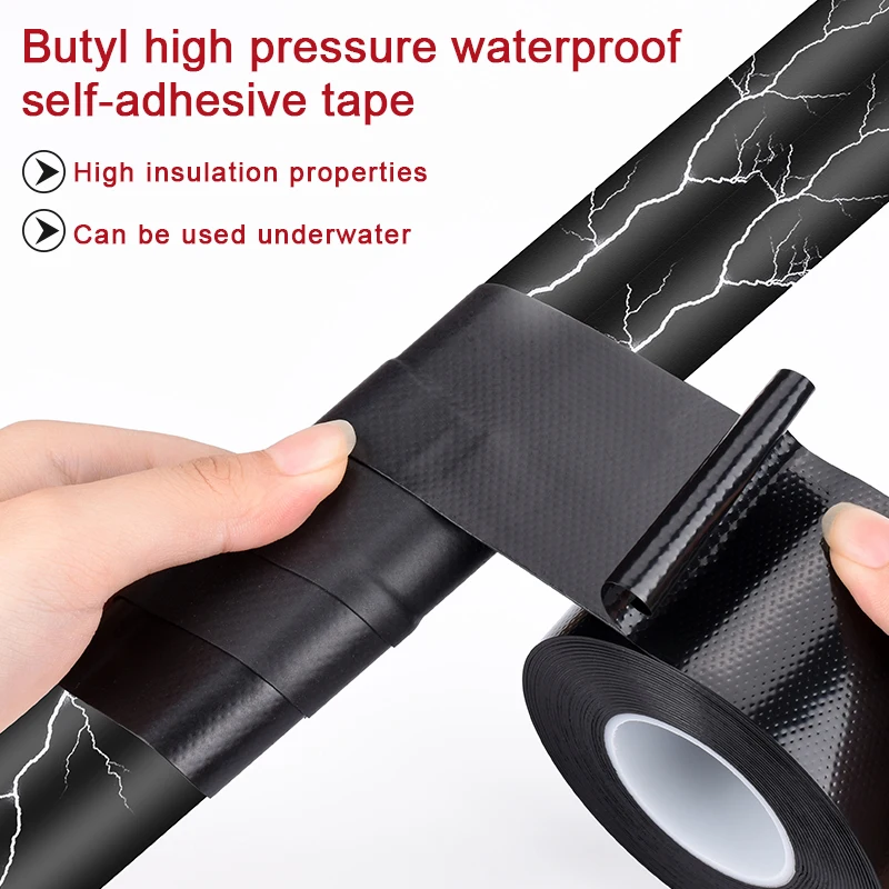 Butyl-Self-Adhesive-Rubber-Electrical-Tape-PVC-Waterproof-Insulated ...